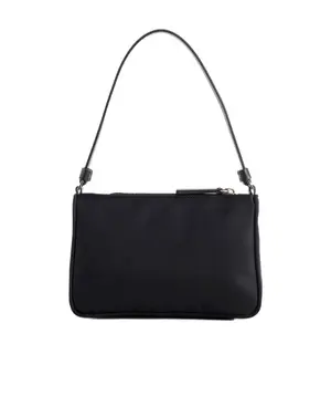 Palm Angels Logo Embossed Zipped Pouch - Black