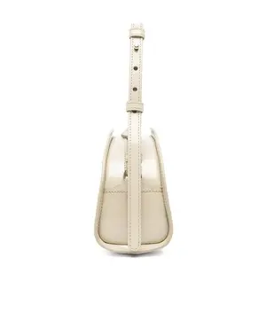 A.p.c. Demi-lune Shoulder Bag - Nude