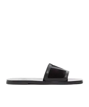 Valentino Garavani Viva Superstar Slip-on Sandals - Black