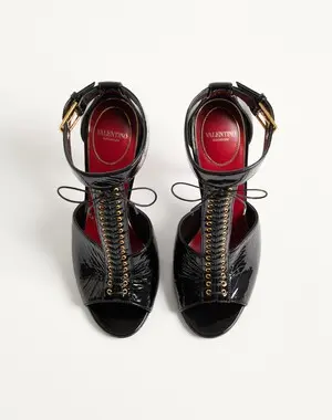 Valentino Garavani Patent Leather Bustier Sandals