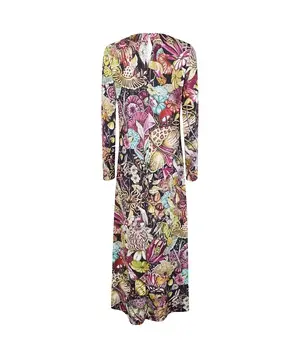 La DoubleJ Graphic Print Long Sleeve Dress