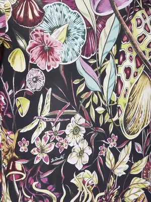 La DoubleJ Graphic Print Long Sleeve Dress