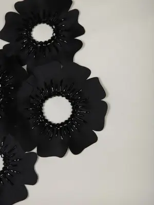 MSGM Sleeveless Floral Embellished Top