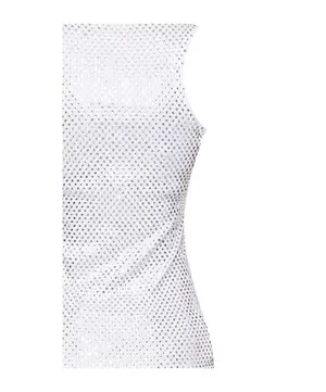 Giuseppe Di Morabito Crystal Embellished Sleeveless Tank Top - White