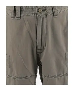 Polo Ralph Lauren Knee-length Cargo Shorts With Logo Detail - Green