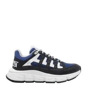Versace Trigreca Lace-up Sneakers - Black