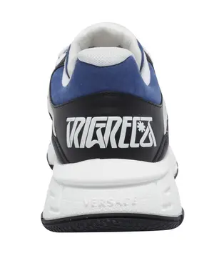 Versace Trigreca Lace-up Sneakers - Black