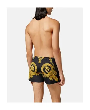 Versace Baroque Print Swim Shorts