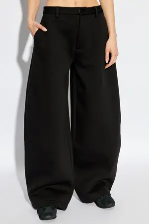 Dsquared2 Icon Logo Wide Leg Trousers - Black