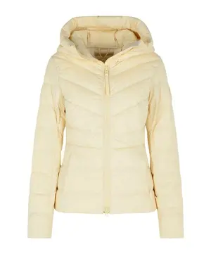 Canada Goose Hooded Padded Jacket - Nude
