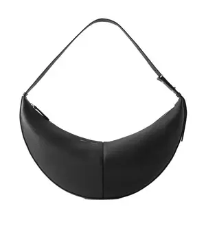 Proenza Schouler Paneled Leather Shoulder Bag - Black