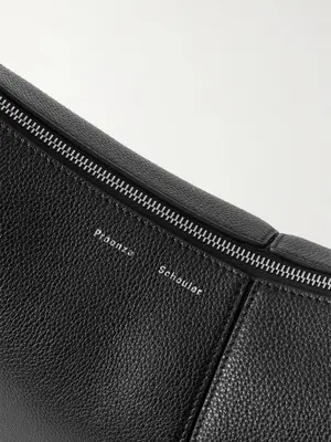 Proenza Schouler Paneled Leather Shoulder Bag - Black