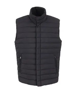 Herno Padded Quilted Vest Jacket - Black