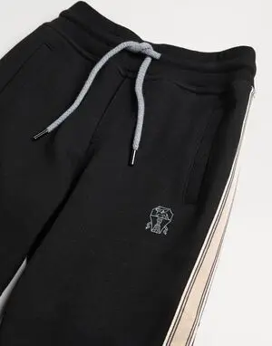 Brunello Cucinelli Grosgrain Trim Tracksuit Bottoms