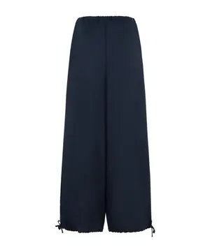Marni Wide-leg Drawstring Trousers - Blue