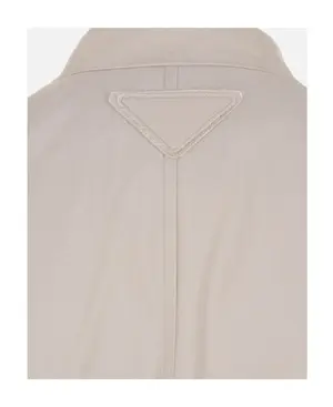 Prada Double-breasted Belted Trench Coat