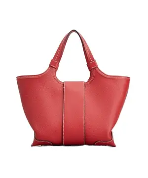 ROGER VIVIER Viv Choc" Mini Shopping Bag In Leather