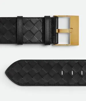 Bottega Veneta Large Woven Leather Belt