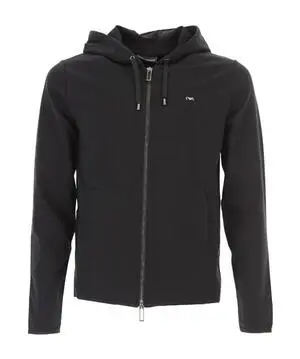 Emporio Armani Logo Plaque Hoodie