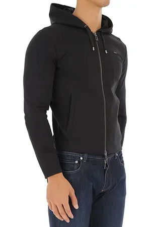 Emporio Armani Logo Plaque Hoodie