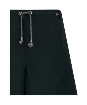 KIKO KOSTADINOV Kyan Drawstring Bermuda Shorts - Green