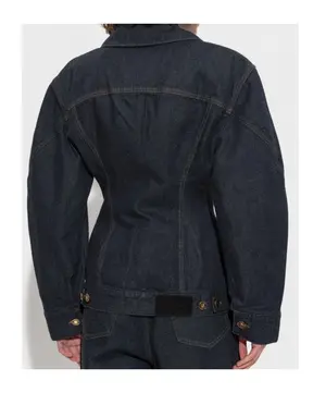 Givenchy Chest Pocket Denim Jacket - Navy Blue