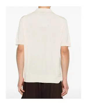 VIVIENNE WESTWOOD Button-front Knit Polo Shirt - White