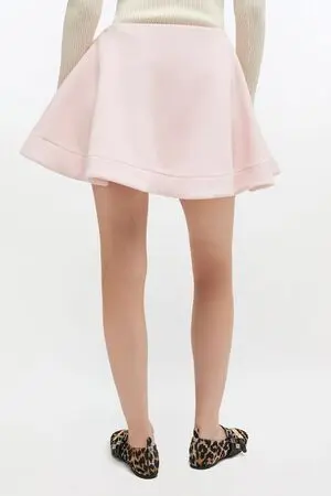 GANNI Flared Circle Skirt - Pink