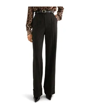 Dolce & Gabbana Pinstriped Trousers - Black
