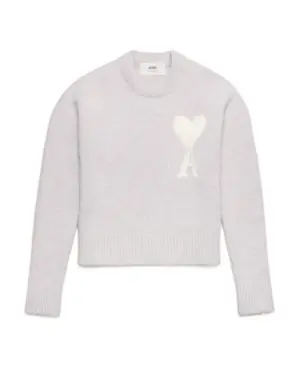 AMI Paris De Coeur Crew Neck Jumper - No