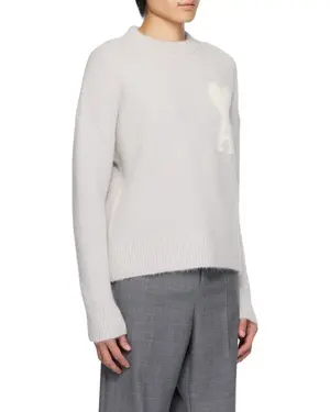 AMI Paris De Coeur Crew Neck Jumper