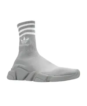 Balenciaga X Adidas Logo Embroidered Sock Sneakers