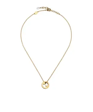 Gucci Blondie Crystal Pendant Necklace - Light Gold