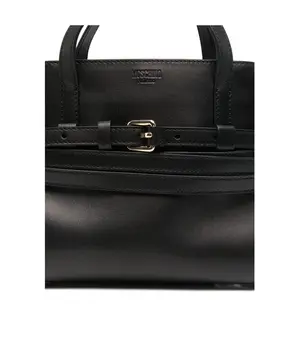 Moschino Belted Top Handle Tote Bag - Black