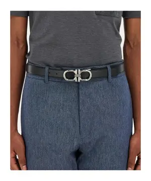 FERRAGAMO Logo Plaque Belt