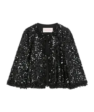 Valentino Garavani Embellished Sequin Jacket