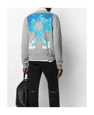 Off-White Arrows Logo Print Sweatshirt