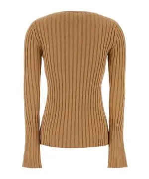 Stella McCartney Ribbed-knit Buttoned Cardigan