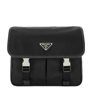 Prada Re-nylon Shoulder Bag - Black