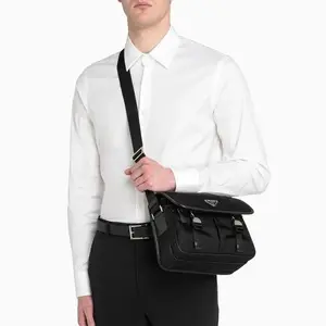 Prada Re-nylon Shoulder Bag - Black