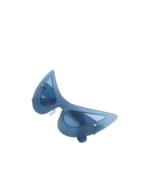 Marni Geometric Cat Eye Sunglasses - Blue