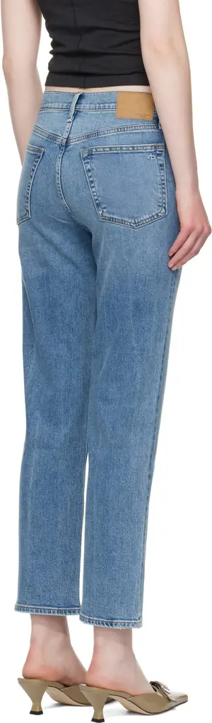RAG  BONE Rag & Bone "the Bella" Straight Leg Denim Trousers