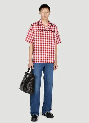 Prada Lapel Short-sleeved Shirt