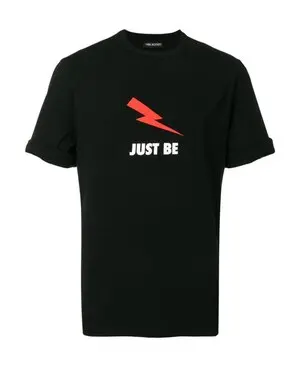 Neil Barrett Printed T-shirt With Round Neck