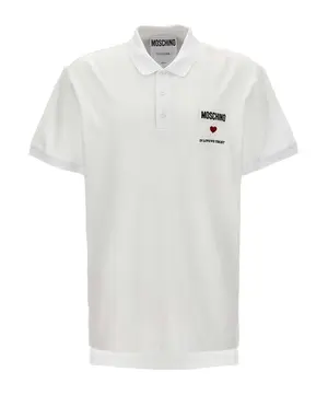 Moschino Button Down Polos For Men