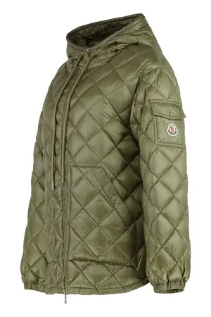 Moncler Quilted Zip-up Down Jacket - Green