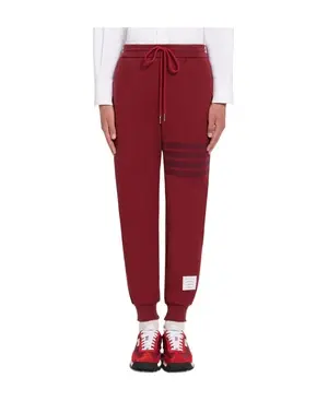 Thom Browne 4-bar Stripe Track Pants - Red