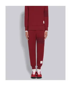 Thom Browne 4-bar Stripe Track Pants - Red