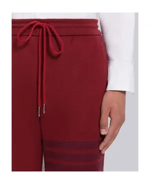 Thom Browne 4-bar Stripe Track Pants - Red
