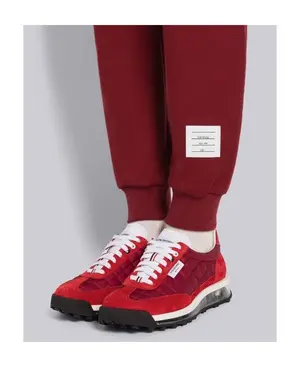 Thom Browne 4-bar Stripe Track Pants - Red